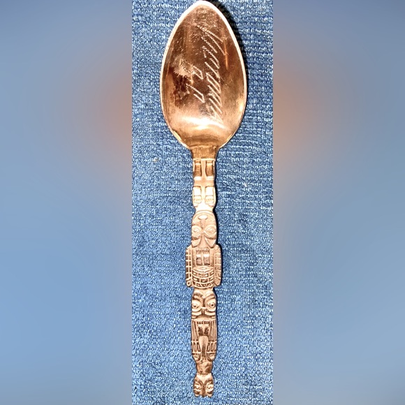 Other | Antique Collectible Sterling Silver Spoon Victoria B C Totem ...